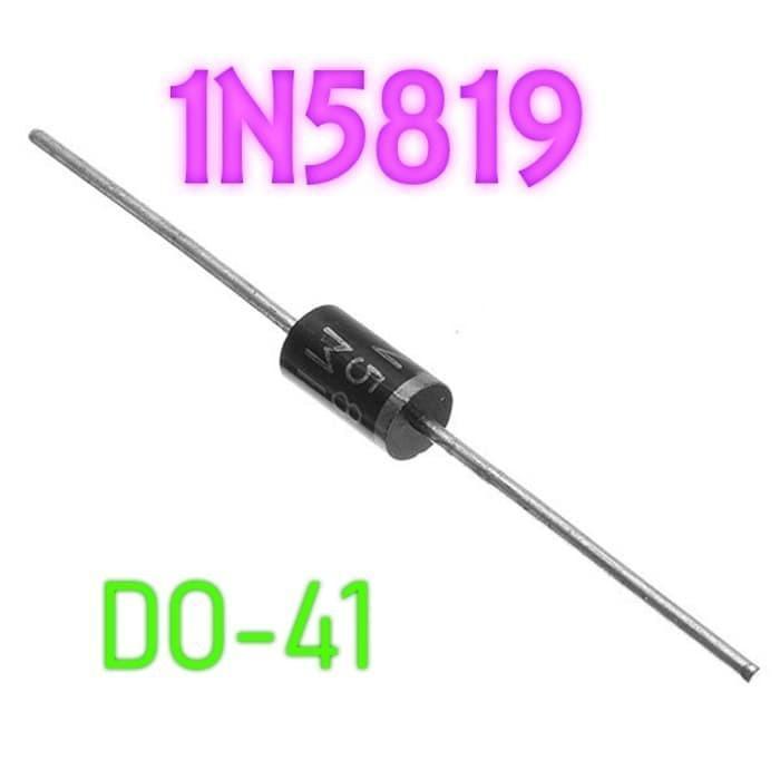 Jual IN5819 1N5819 1N IN 5819 Schottky Barrier Rectifier 1A 40V DO-41 ...