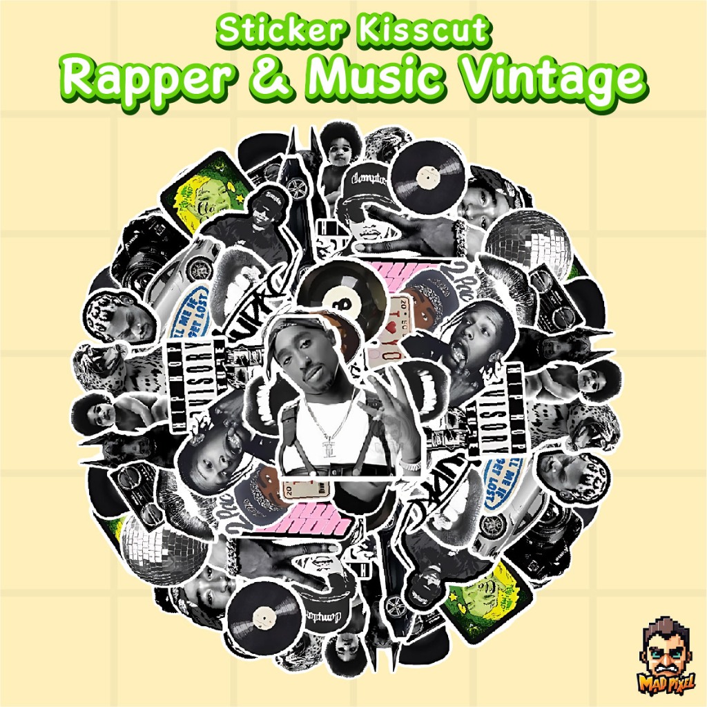 Jual Sticker Rapper & Music / Stiker Bontax / Sticker Chromo / Sticker ...