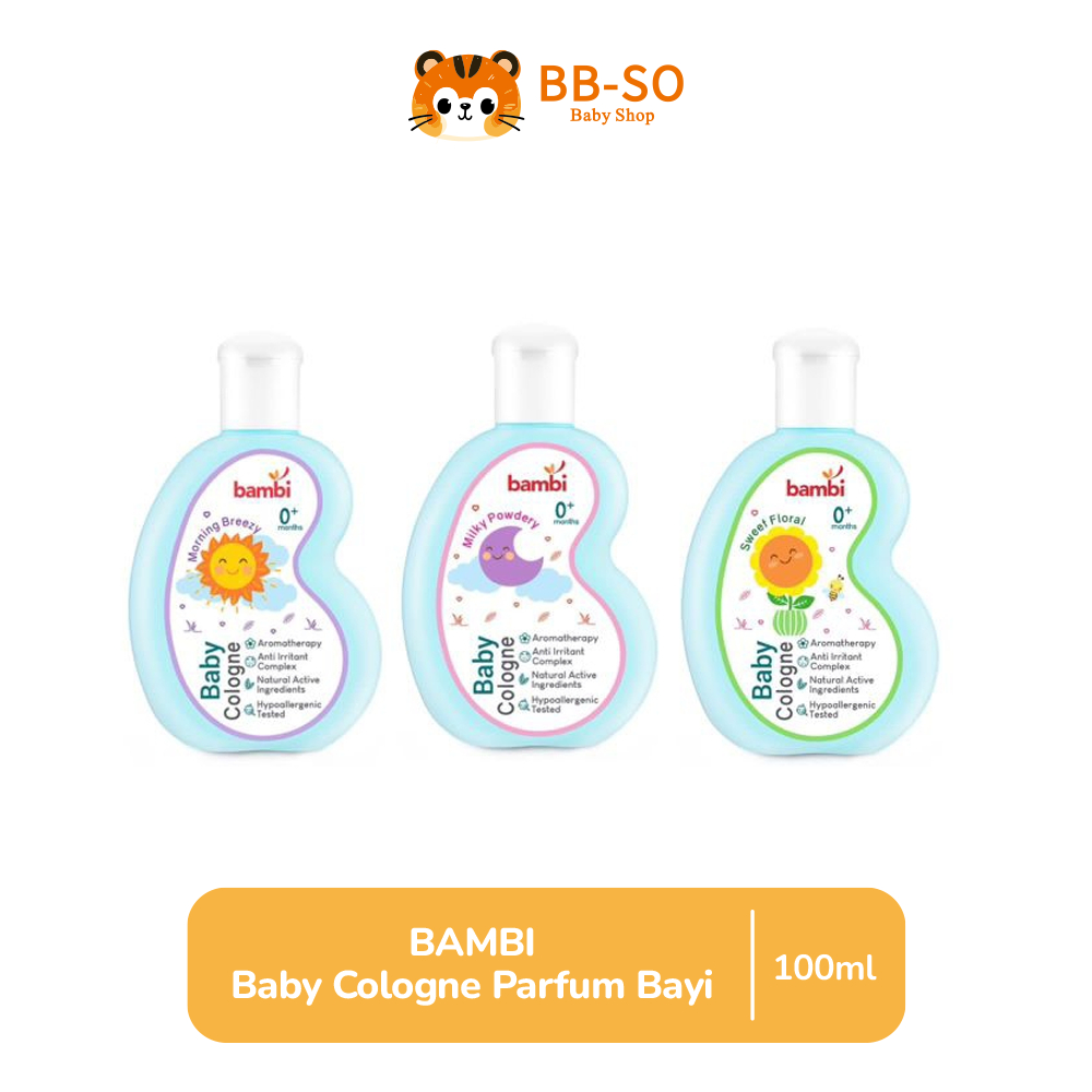 Jual BAMBI Baby Cologne 100ml - Parfum Parfume Bayi | Shopee Indonesia