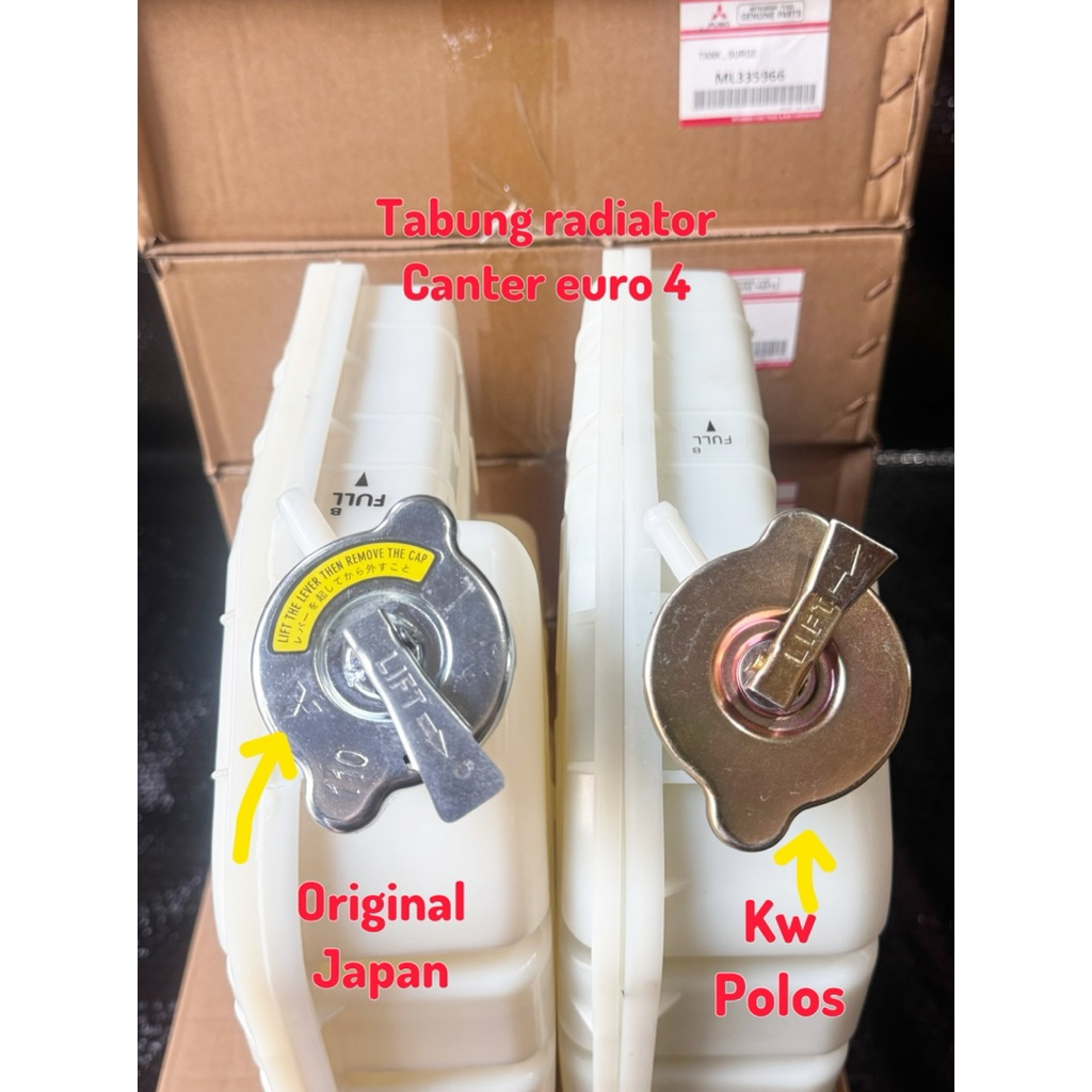 Jual tabung air radiator canter euro 4 original japan | Shopee Indonesia
