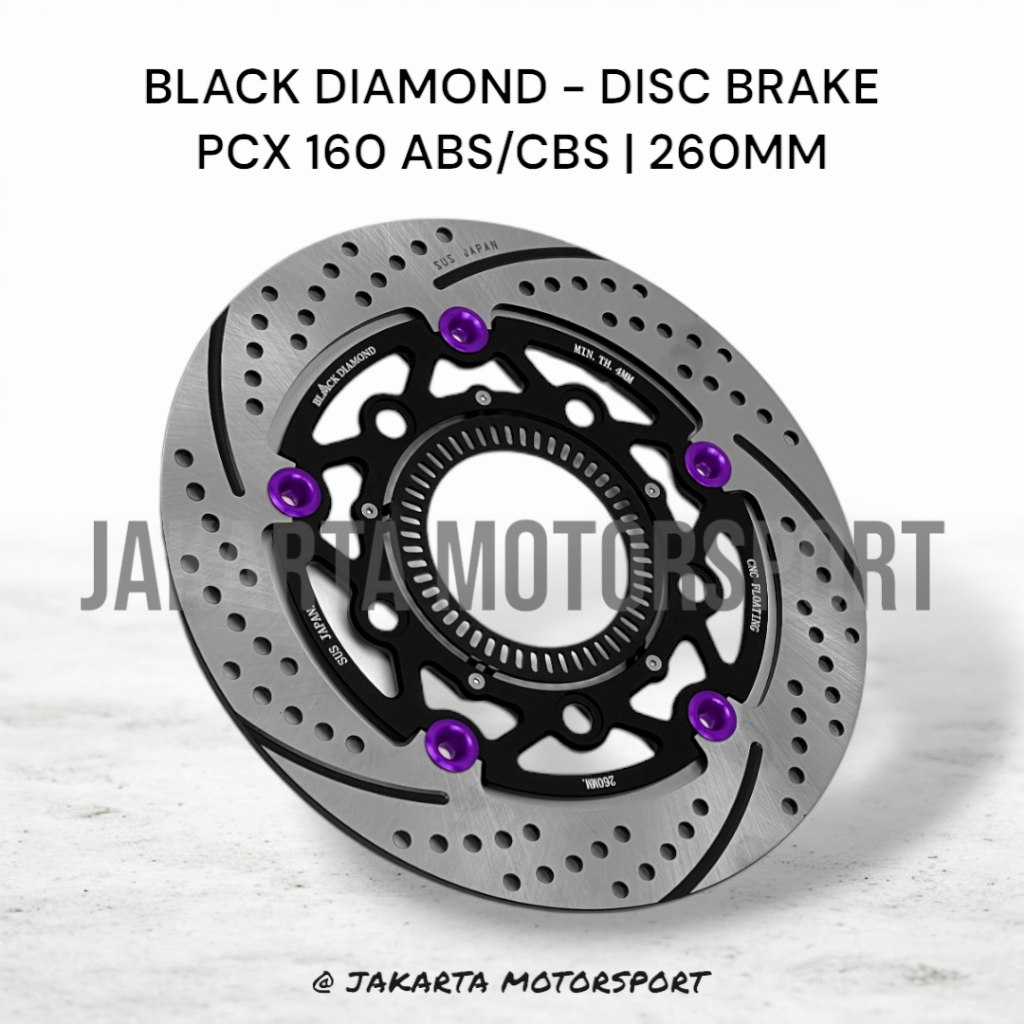 Jual Black Diamond Racing Front Disc Brake PCX 160 ABS CBS Piringan ...