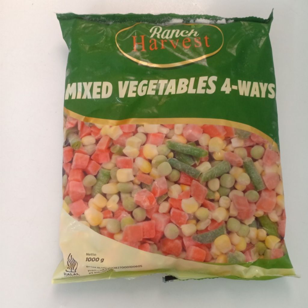 Jual Ranch Harvest Mix Vegetable 4 ways 1 kg | Shopee Indonesia