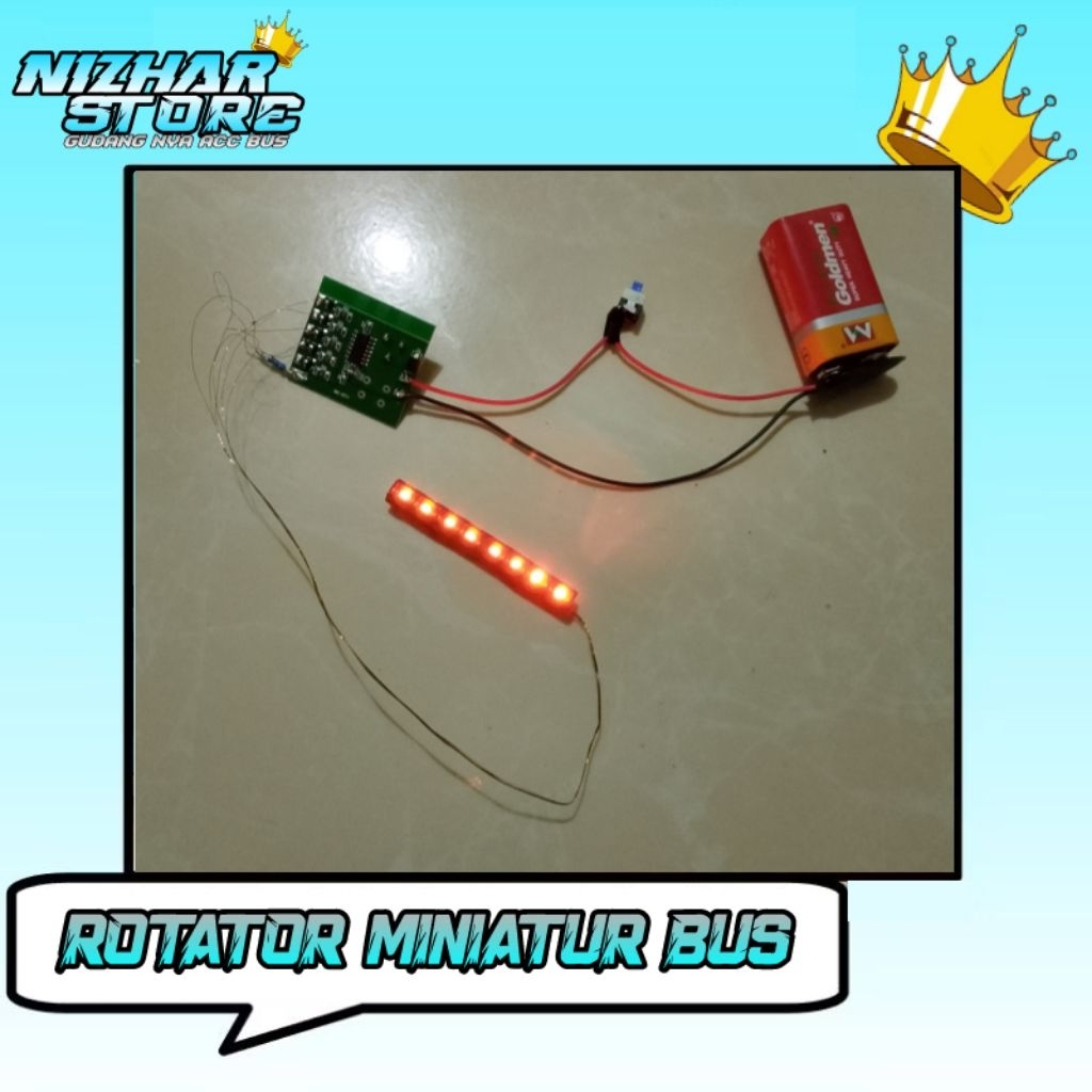 Jual Rotator miniatur bus nyala | Shopee Indonesia