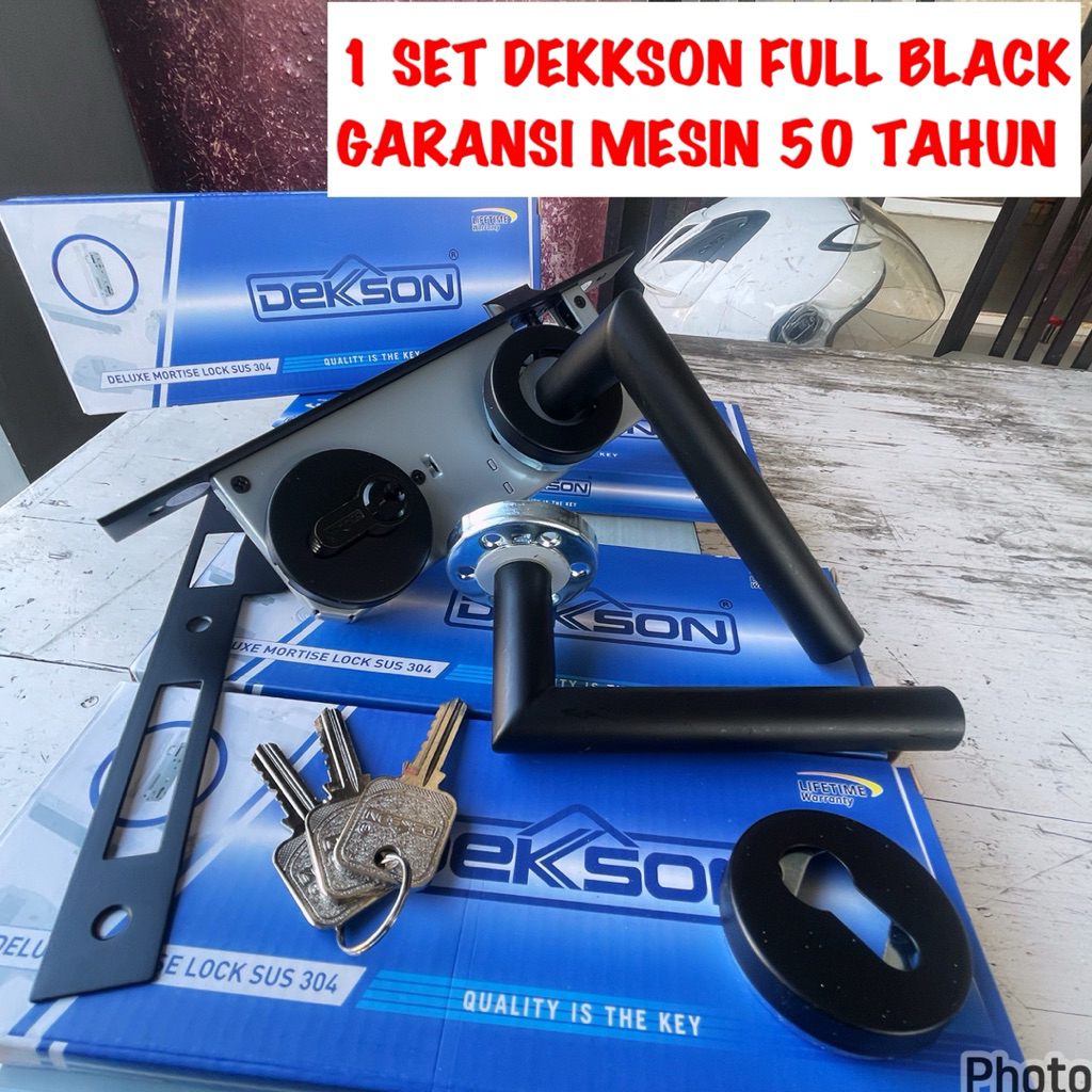 Jual BOOM SALE KUNCI PINTU DEKKSON BLACK SERIES SOLID KUNCI PINTU MODEL ...