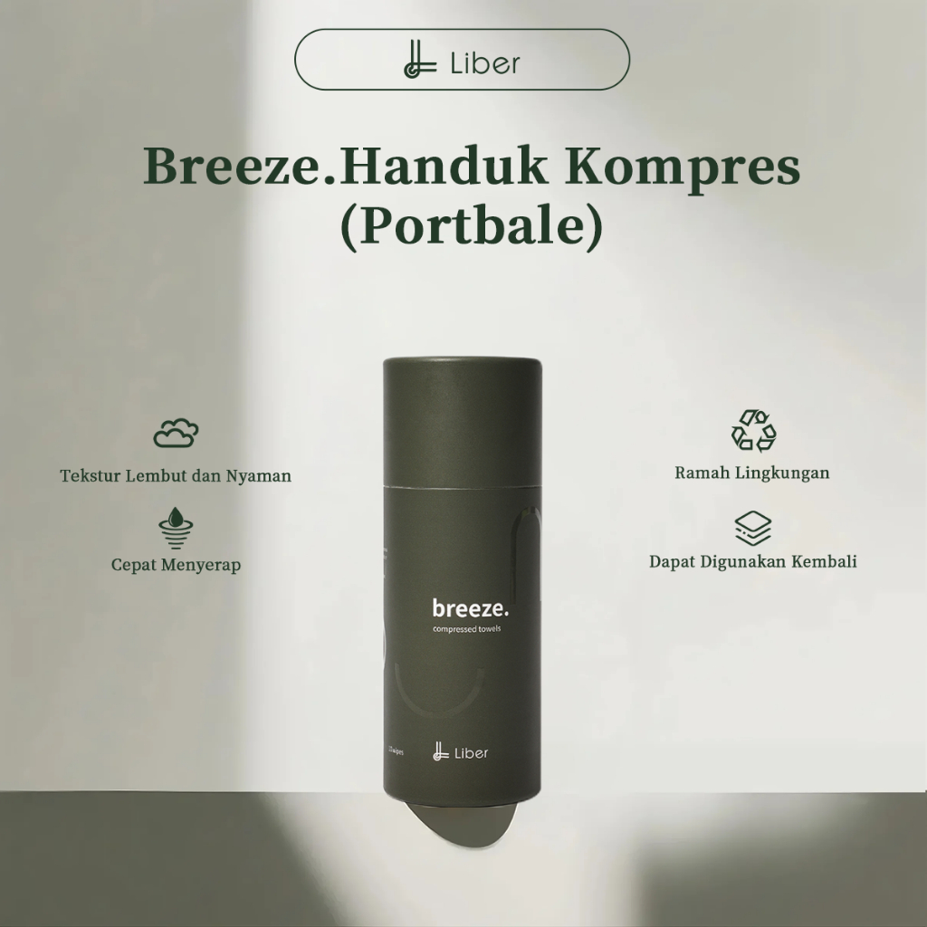 Jual Liber Breeze Handuk Portable 10 pcs – Handuk Travel Olahraga – Eco ...