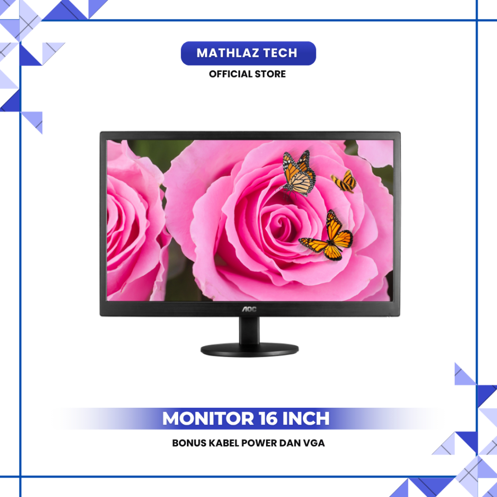 Jual Monitor 16 Inch Widescreen Second Layak Pakai Bergaransi | Shopee ...
