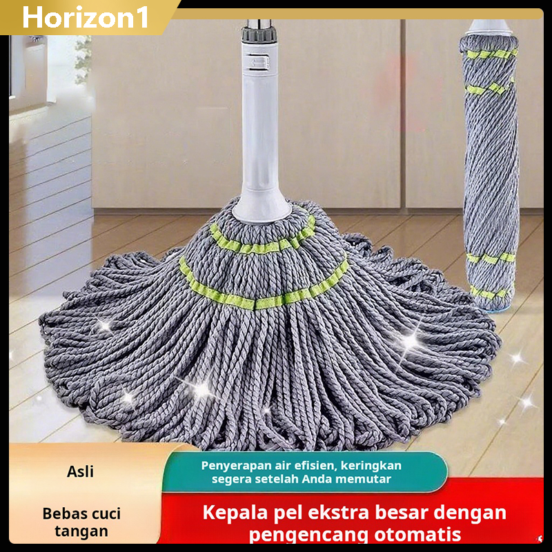 Jual Kering Air Kain Pel Tanpa Cuci Tangan Putar Mandiri Kait Pel Rumah ...