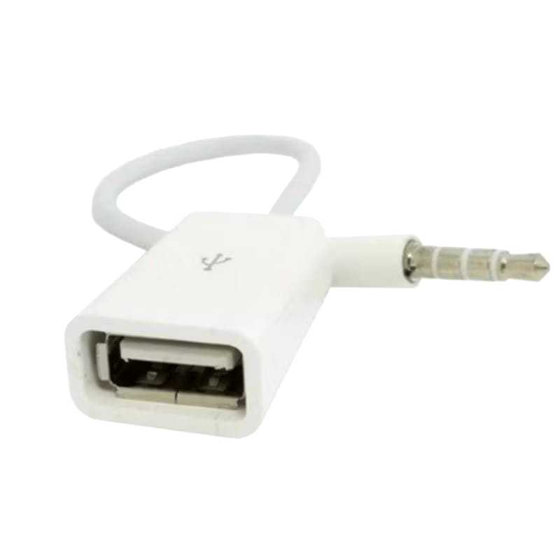 Jual Jack 3.5mm cemerlang AUX Audio Plug To USB 2.0 OTG Adapter ...
