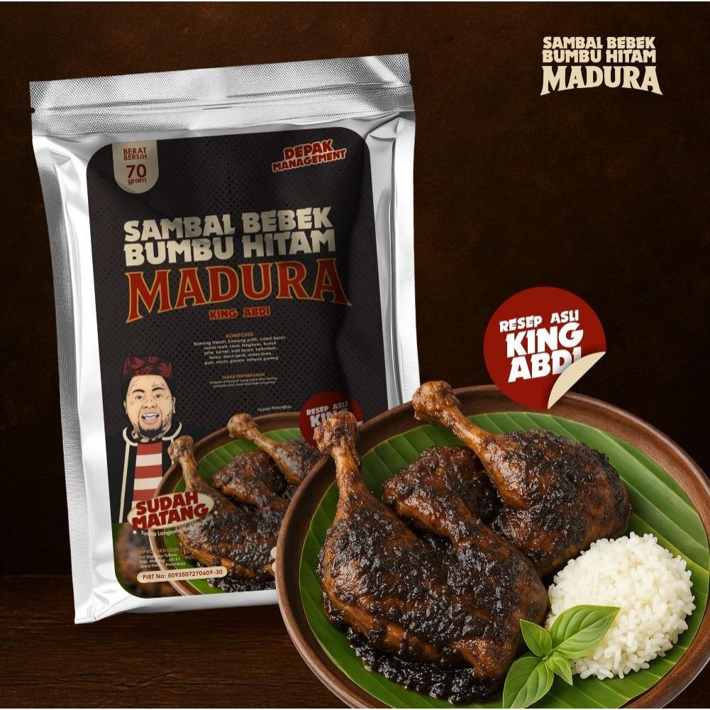 Jual Sambal Bebek Bumbu Hitam Madura King Abdi [TERASI KING] | Shopee ...