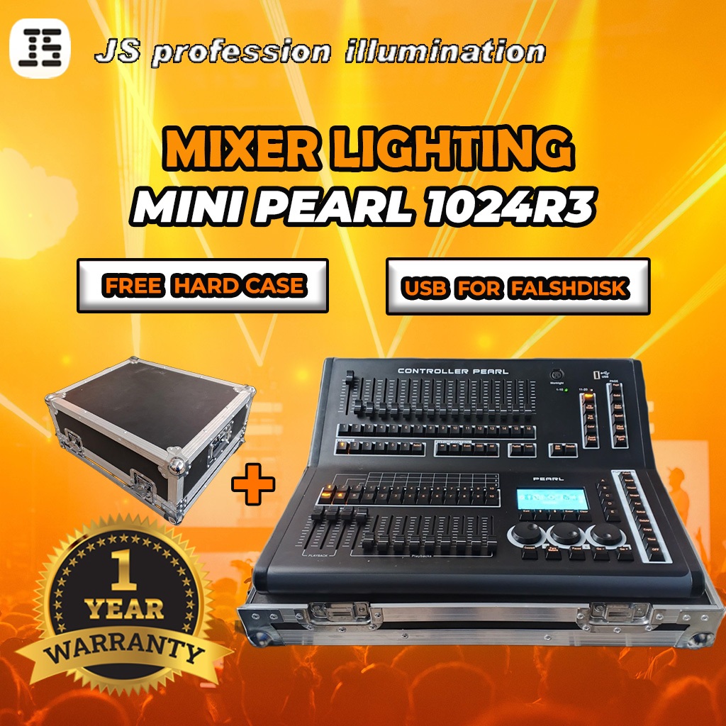 Jual MIXER MINI PEARL 1024R3 + HARDCASE MIXER DMX 512 LIGHTING ...