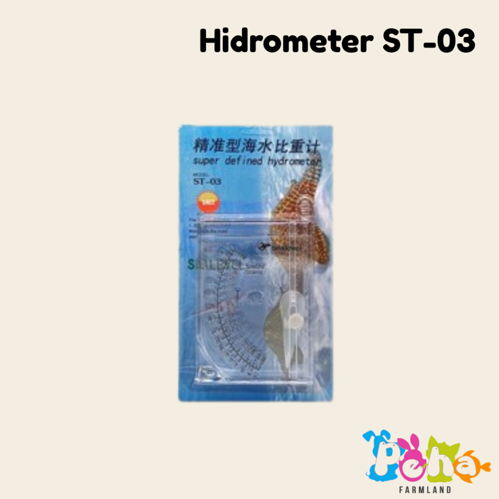 Jual Hidrometer ST-03 Seawater Hydrometer Alat Ukur Salinitas Aquarium ...