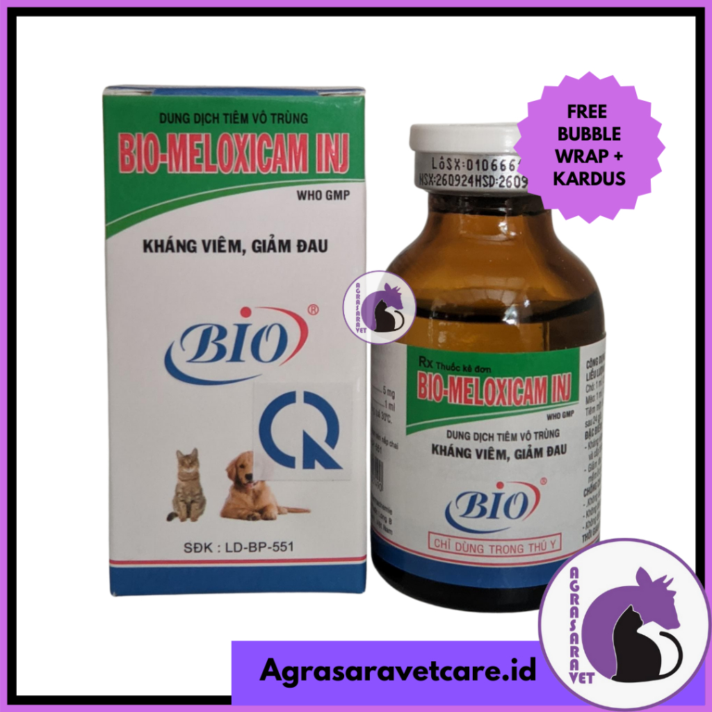 Jual Bio-Meloxicam inj 20ml – Obat Anti Radang Hewan | Shopee Indonesia