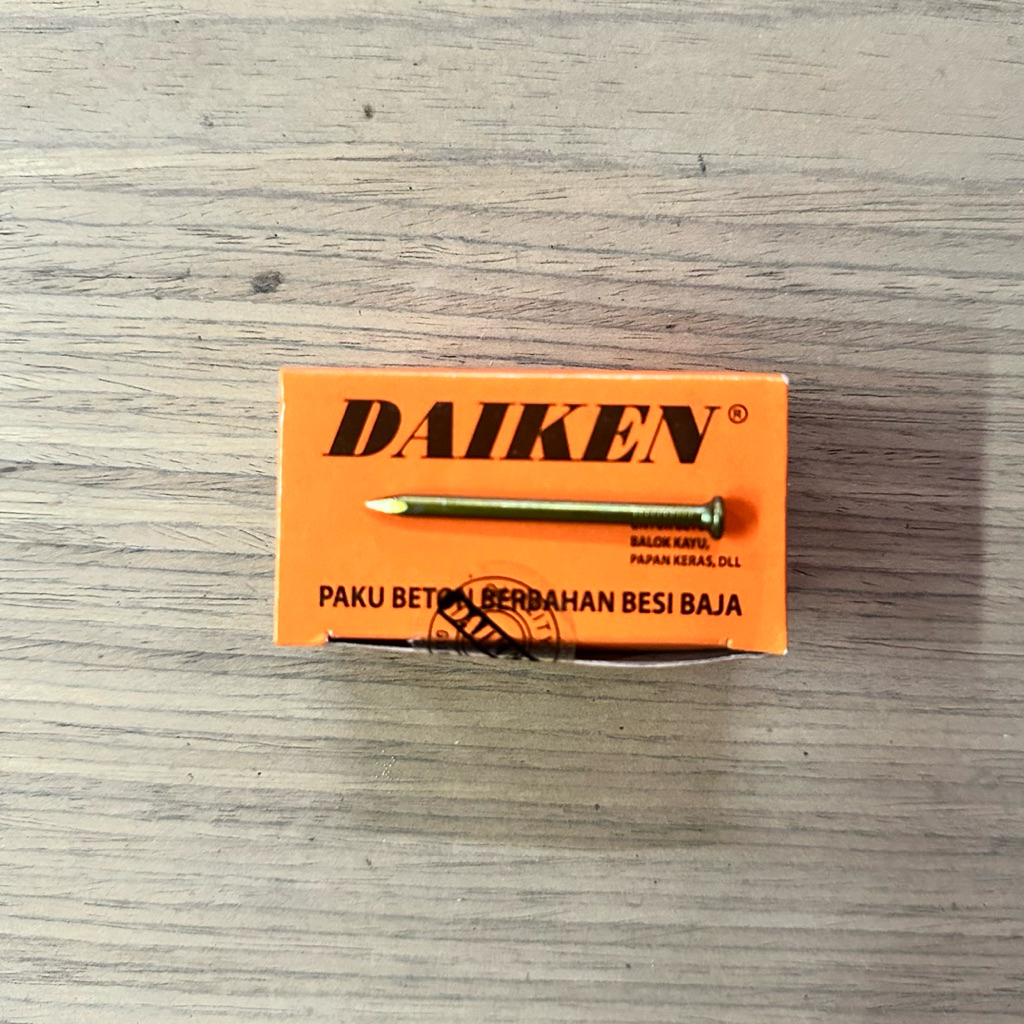 Jual Paku Beton Kuning 2 Inch / 5 cm DAIKEN Per Pack 100 Pcs Paku Beton ...