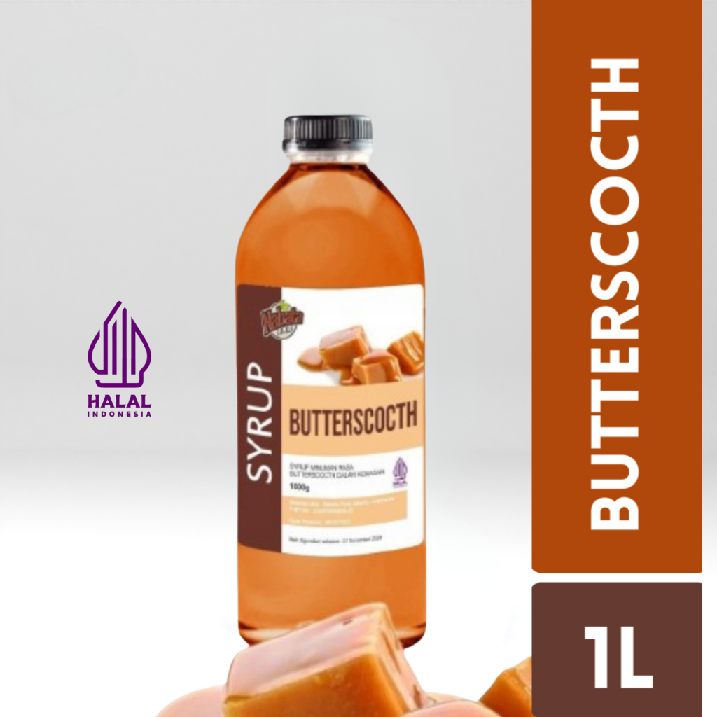 Jual NABATA - Minuman Sirup Butterscotch 1000 ml | Butterscotch Syrup 1 ...