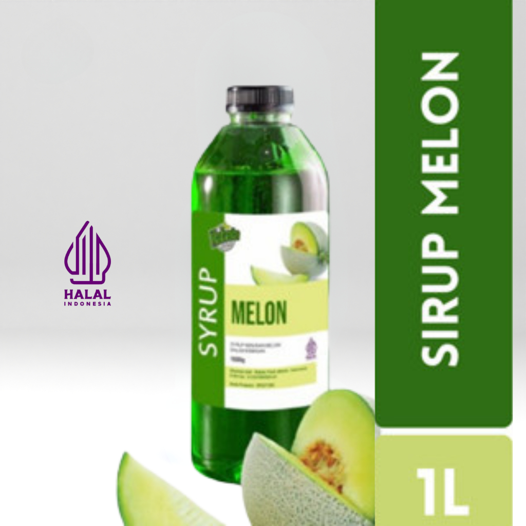 Jual Sirup Melon 1 Liter - Syrup Melon 1000 ml - Sirop Enak Rasa Melon ...