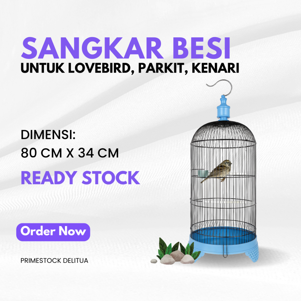 Jual Sangkar Besi Import untuk Lovebird, Parkit, Kenari - Lengkap ...