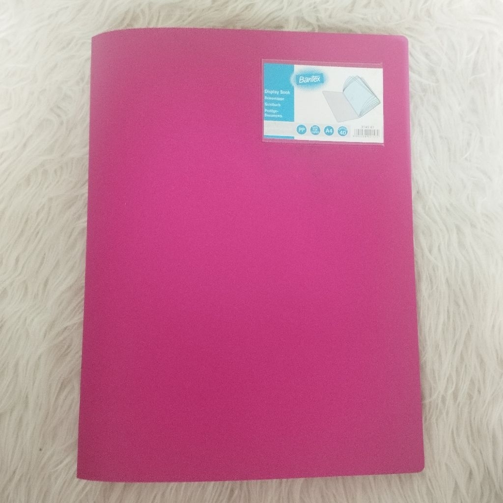 Jual clear holder bantex F4 folio warna merah , file kantor , map ...