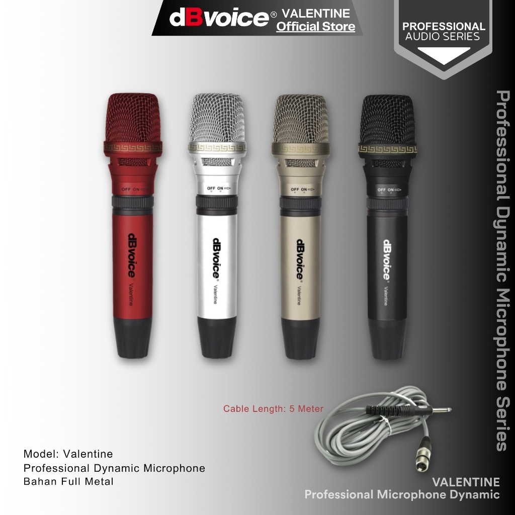 Jual Professional Dynamic microphone dBvoice Valentine | Shopee Indonesia