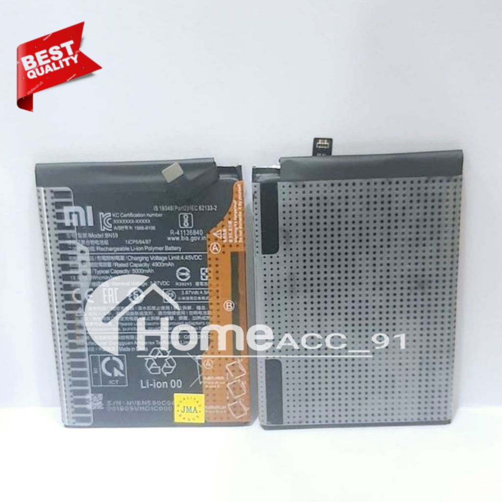 Jual Baterai Batre Xiaomi Redmi Note 10 / Redmi Note 10S BN59 Original ...