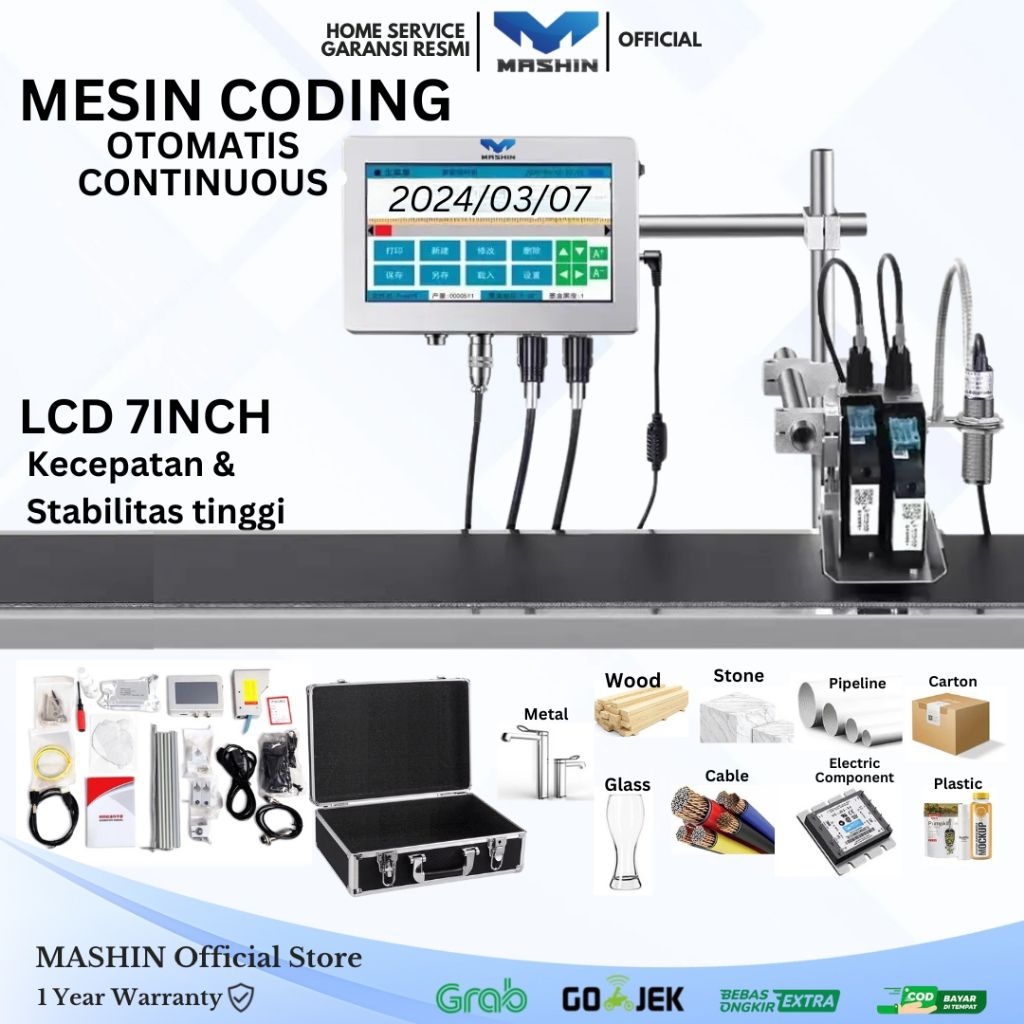 Jual Mashin - MESIN CODING PRINTER YMZ-150P OTOMATIS // MACHINE EXPIRED ...