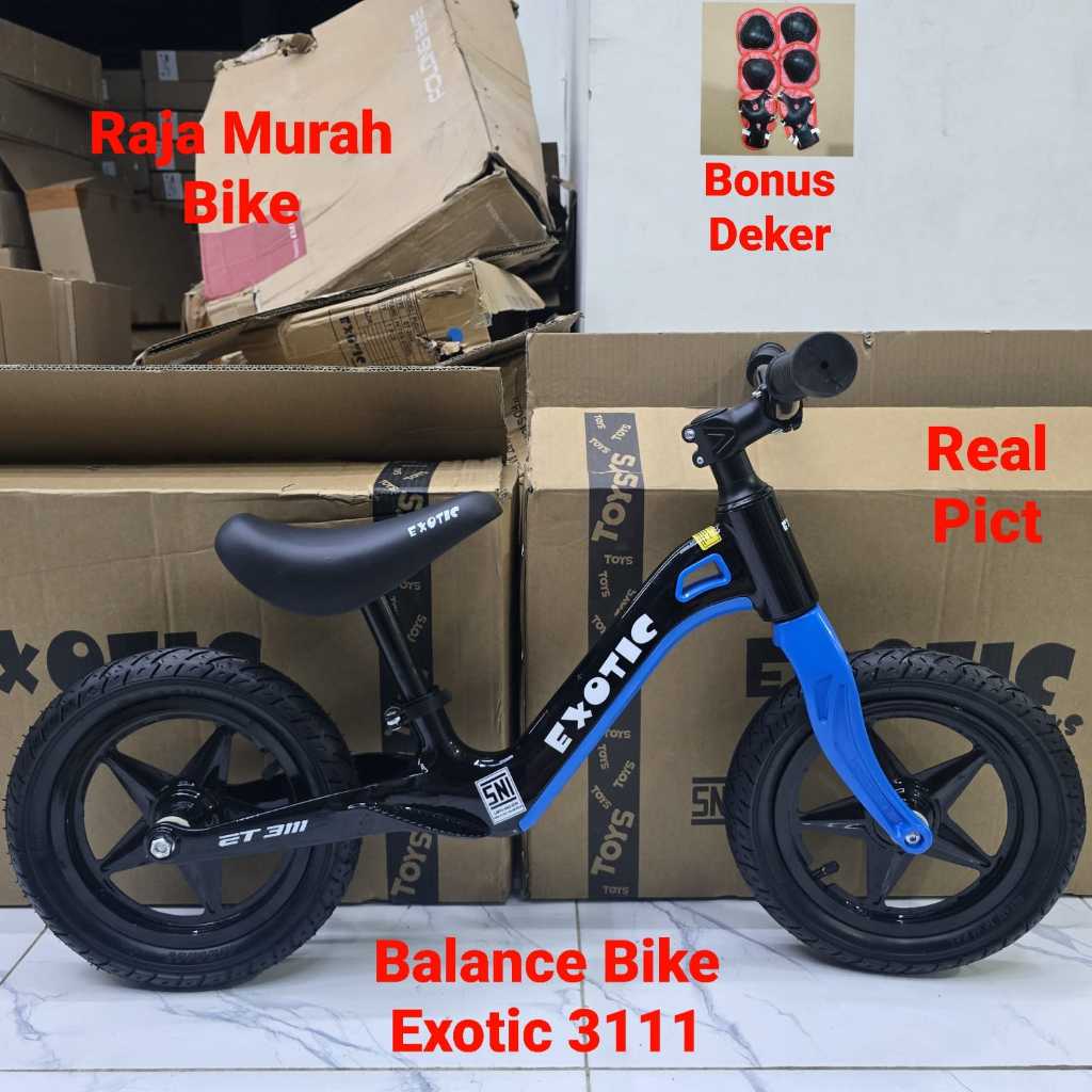 Jual Sepeda Balance Bike Exotic ET3111 Push Bike Exotic Balance Bike ...