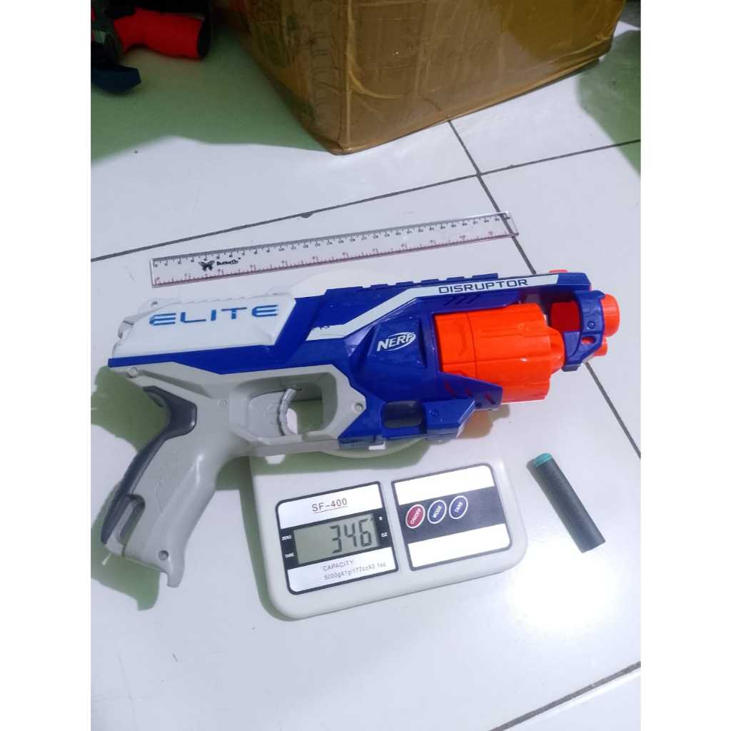 Jual Nerf N-Strike Elite Disruptor - Tembakan Pistol Nerf Emco Soft Gun ...