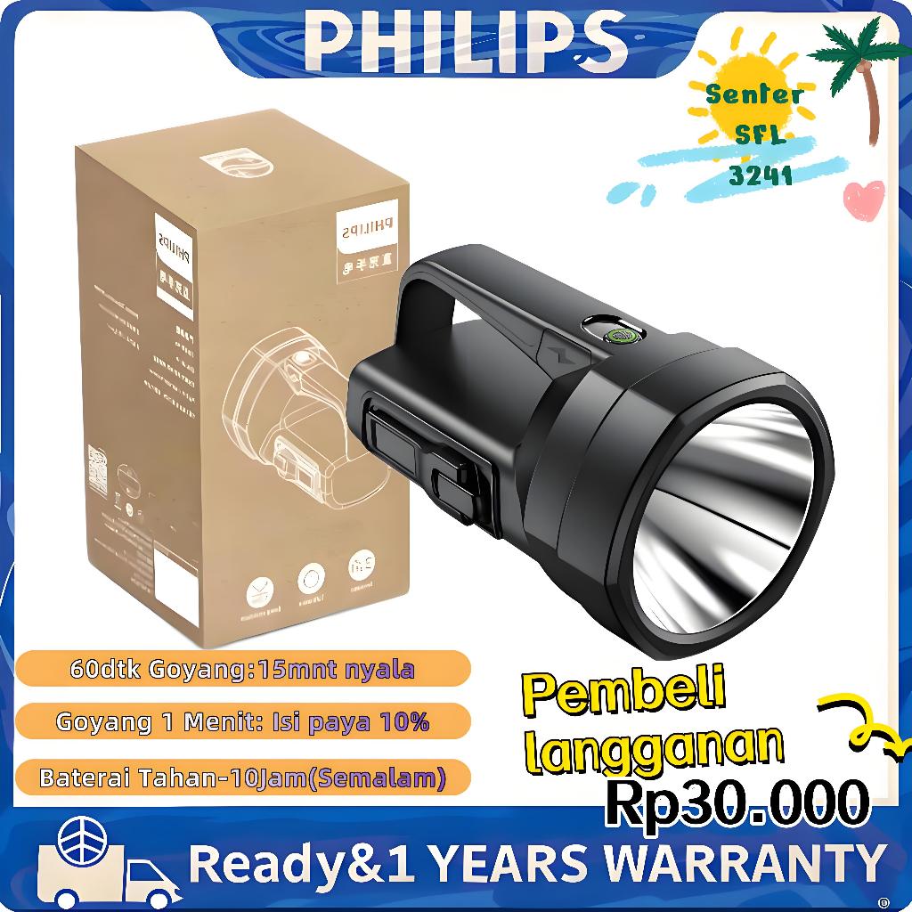 Jual Senter Philips SFL 3241 LED Tangguh & Terang | Panjang Batere ...