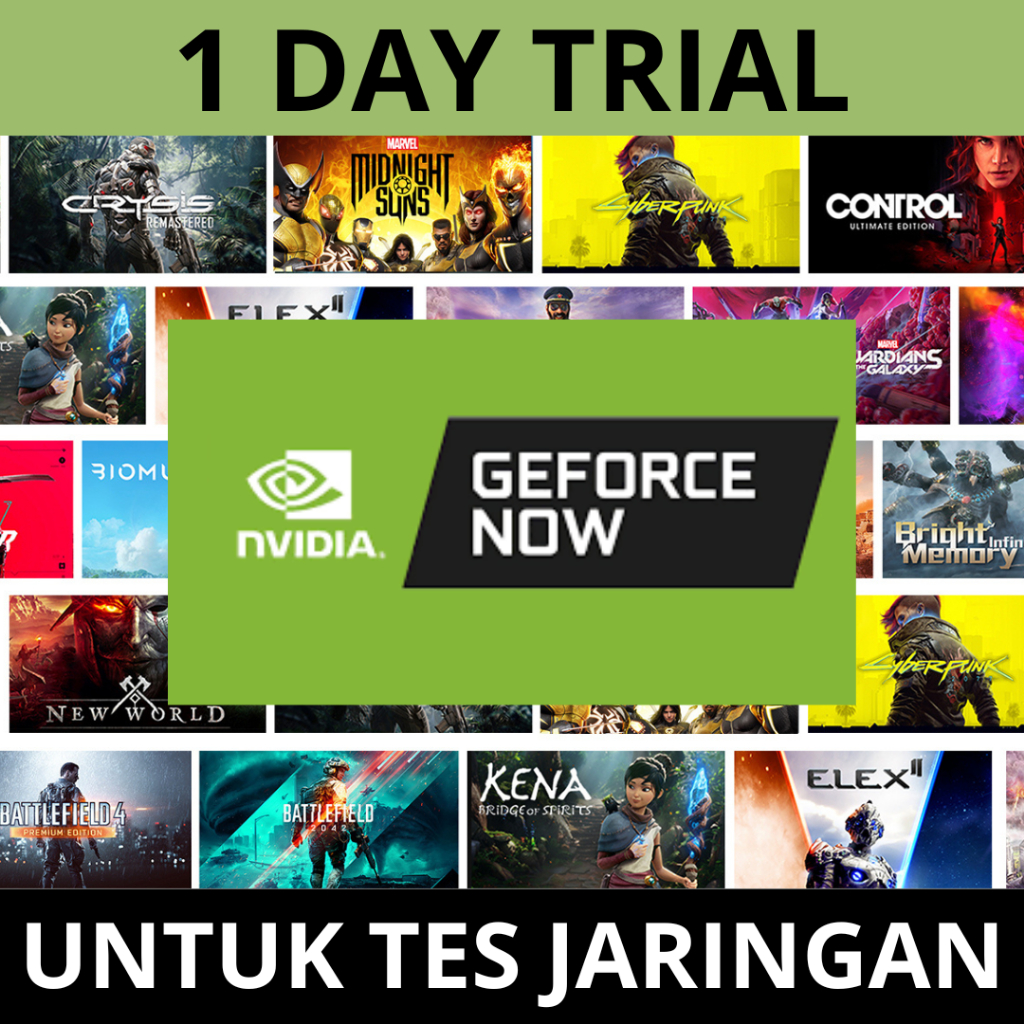 Jual GEFORCE NOW CLOUD GAMING STARHUB SINGAPURA 1 HARI COCOK UNTUK TES ...
