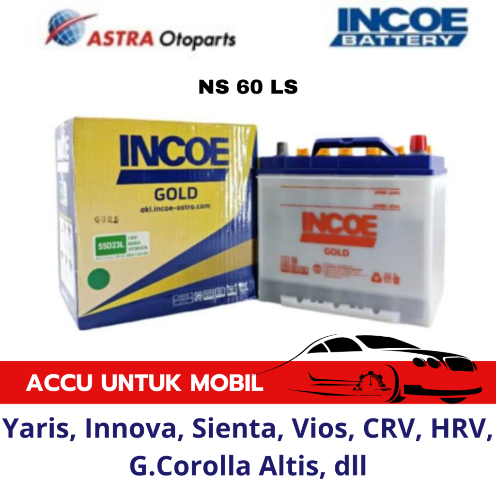 Jual Aki Mobil Yaris, Innova, Sienta, Vios, CRV, HRV, G.Corolla Altis ...