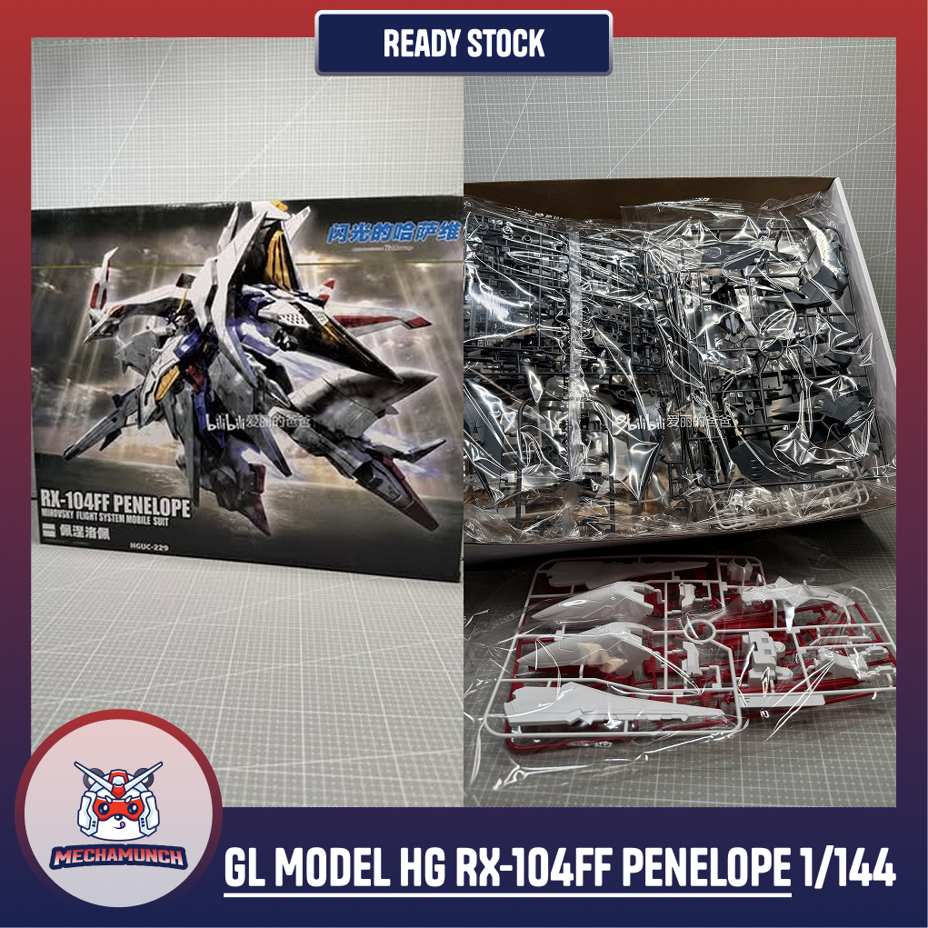 Jual GL Model HG 1/144 RX-104FF Penelope Model Kit + Decal + Stand Base ...