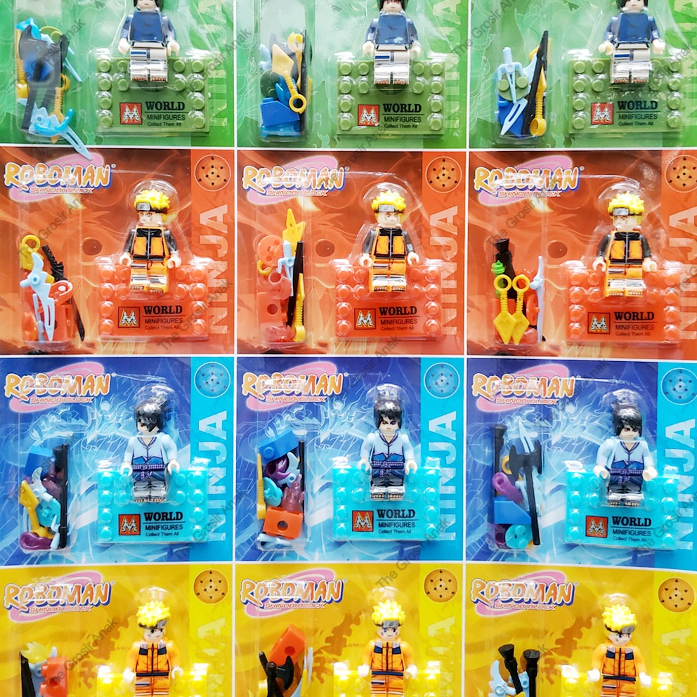 Jual TGA Blocks Roboman Shinobi Block Ninja Konoha Uzumaki Naruto ...