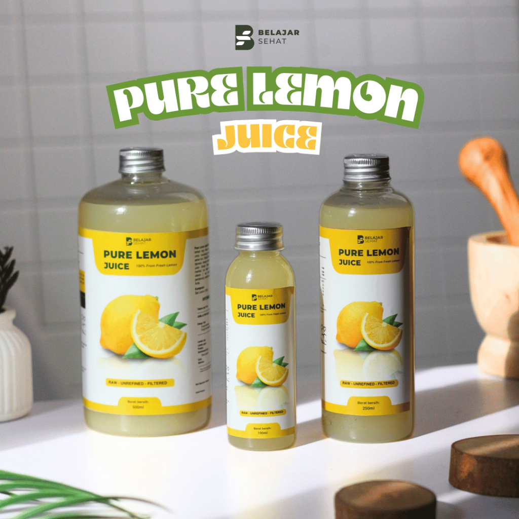 Jual Belajar Sehat Sari Lemon Alami - Diet Natural Minuman Sehat Tanpa ...