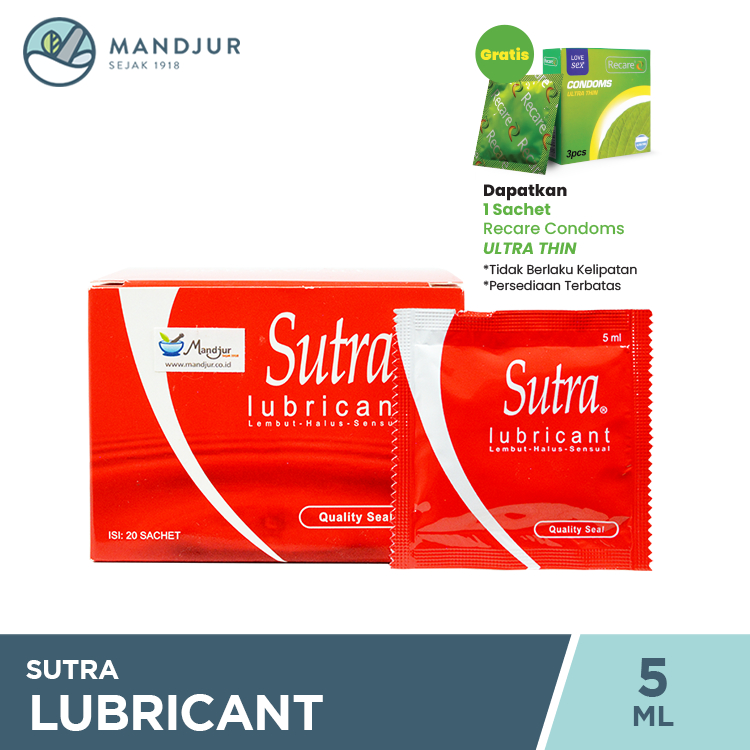 Jual Sutra Lubricant - Sachet @ 5 mL | Shopee Indonesia