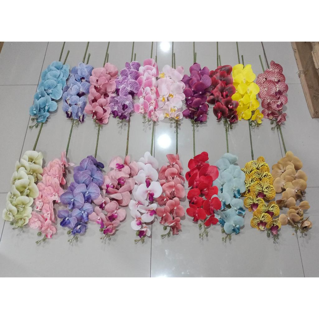Jual Bunga Anggrek Latex x9 Kualitas Export Warna Terlengkap | Shopee ...