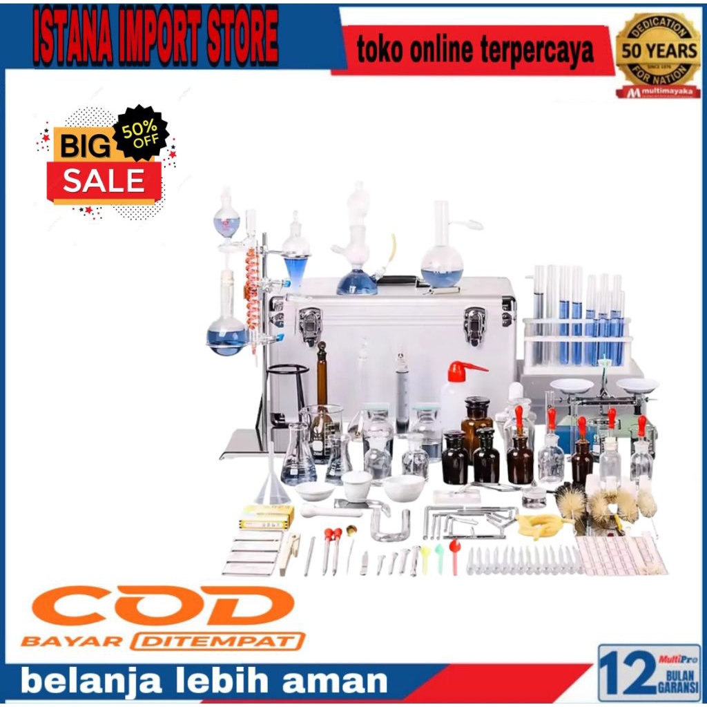 Jual Kit Peralatan Percobaan Laboratorium Kimia Alat Pengujian Karbon ...