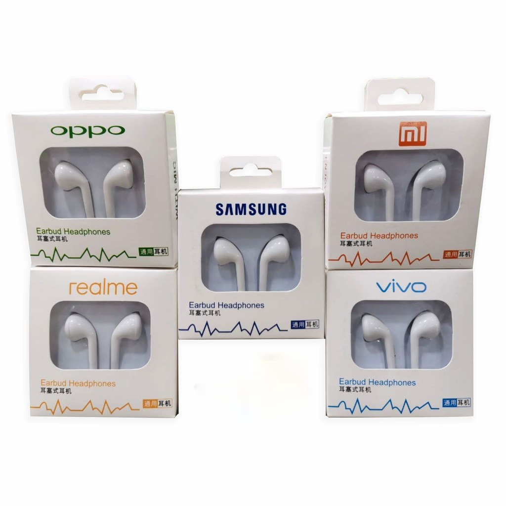 Jual Headset MH133 R11 J38 B-10 Handsfree Branded Merk HP Universal ...