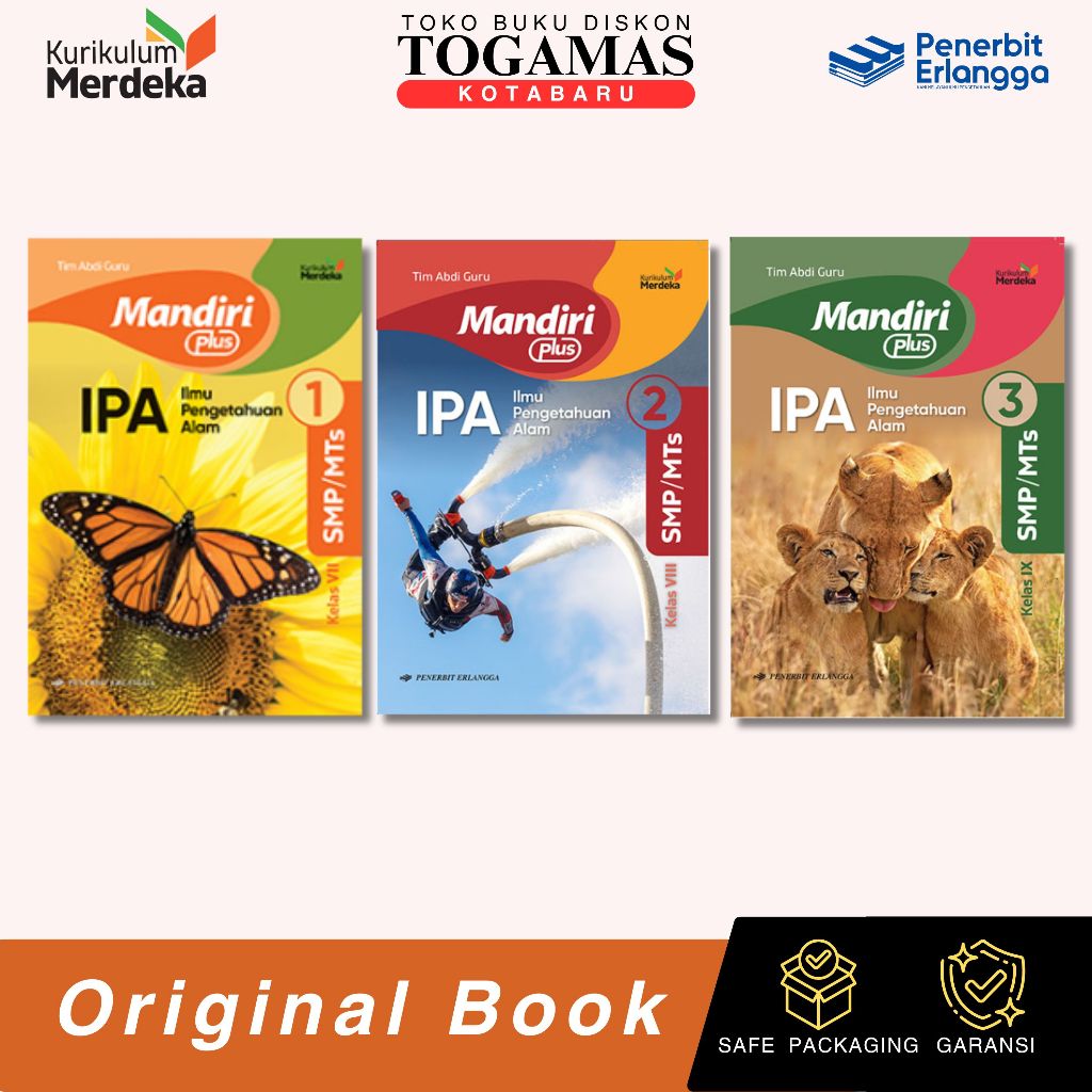 Jual Mandiri Plus Ipa Smp/Mts Kelas 7 8 9 / Ilmu Pengetahuan Alam ...
