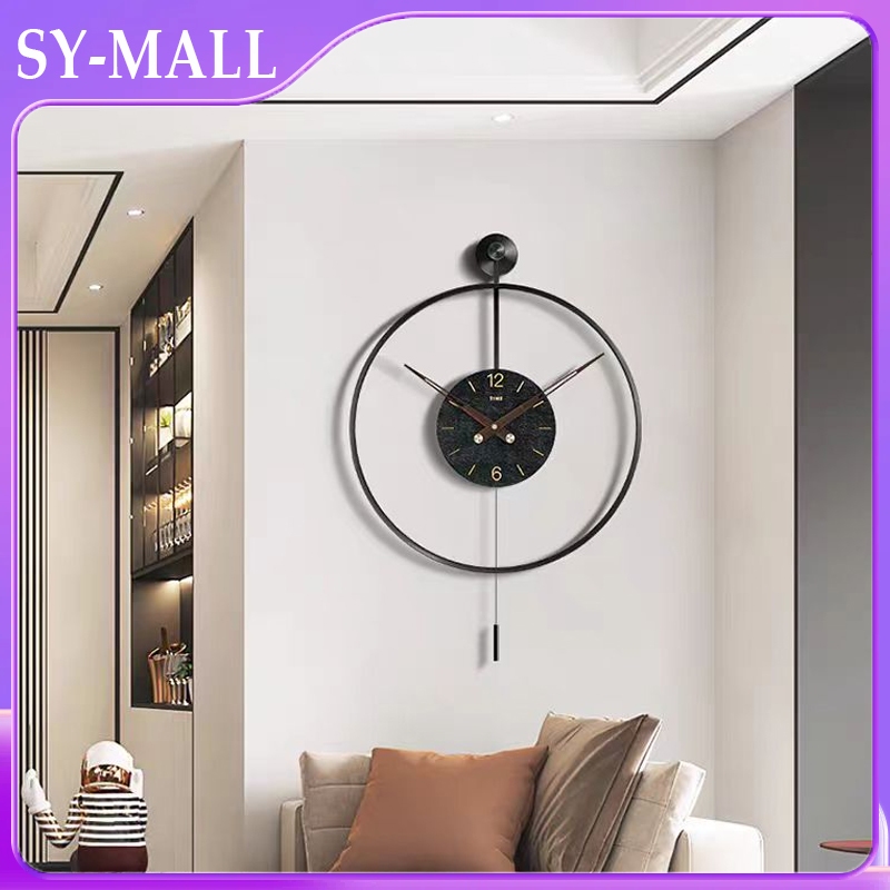 Jual Jam Dinding Mewah Simpel Jam Dinding Besi Minimalis Nordik Jam ...