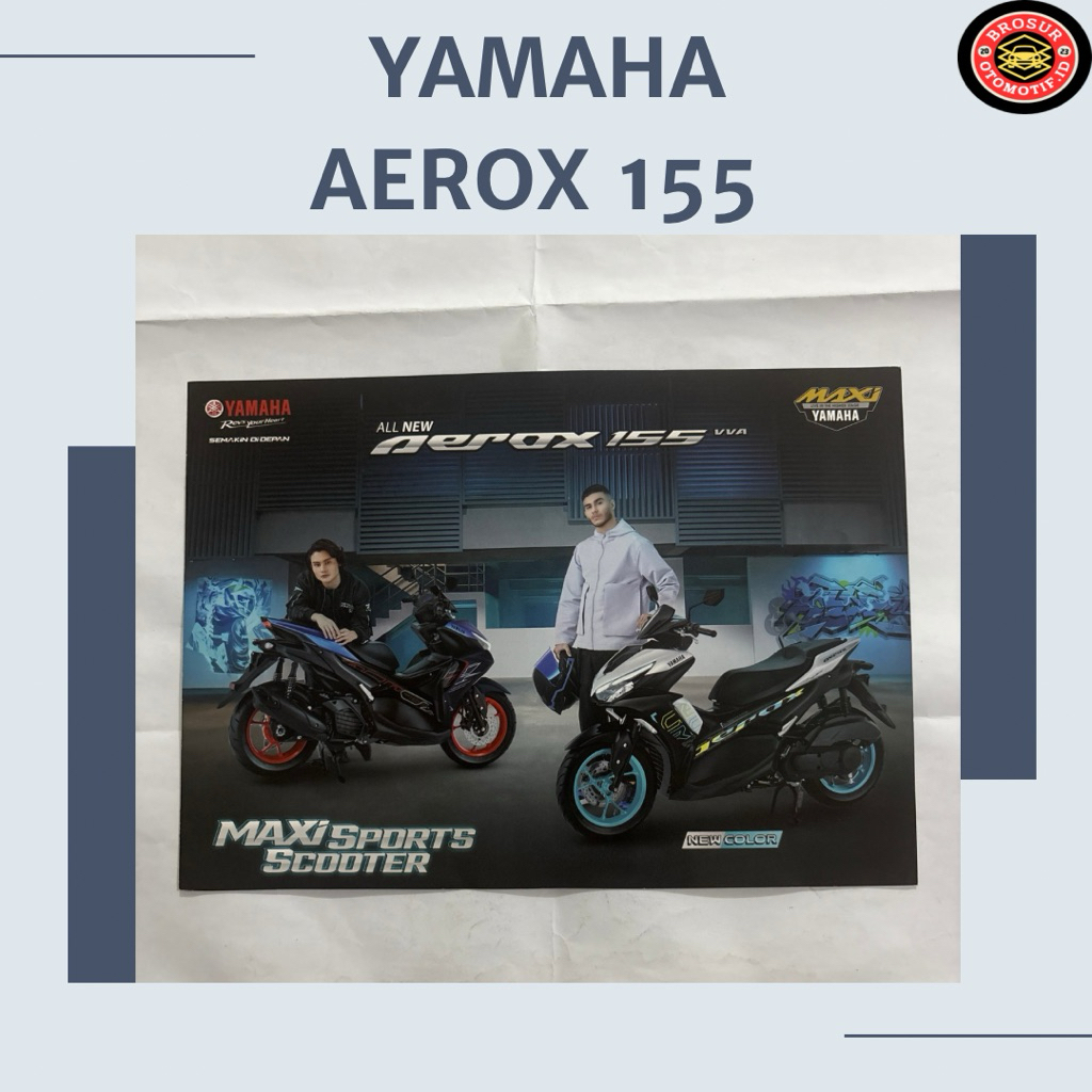 Jual Brosur Yamaha Aerox 155 ( leaflet ) | Shopee Indonesia