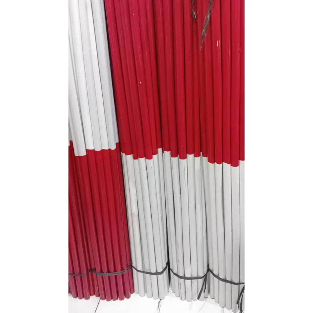 Jual Tongkat Pramuka 160cm Merah Putih Polos Tongkat Toya Bambu Pramuka ...