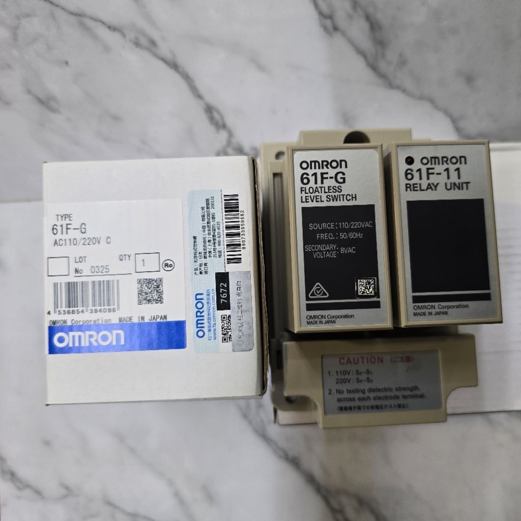 Jual WLC 1TANGKI OMRON 61F-G FLOATLESS LEVEL SWITCH + RELAY 61F-11 ...