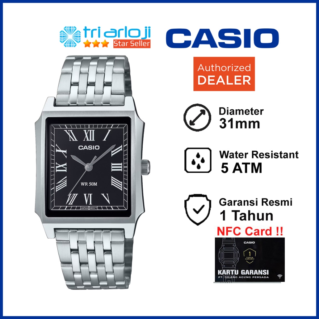 Jual CASIO MTP-B190D-1BVDF Jam Tangan Analog MTP B190D 1BVDF MTP-B190D-1B MTPB190D | Shopee ...
