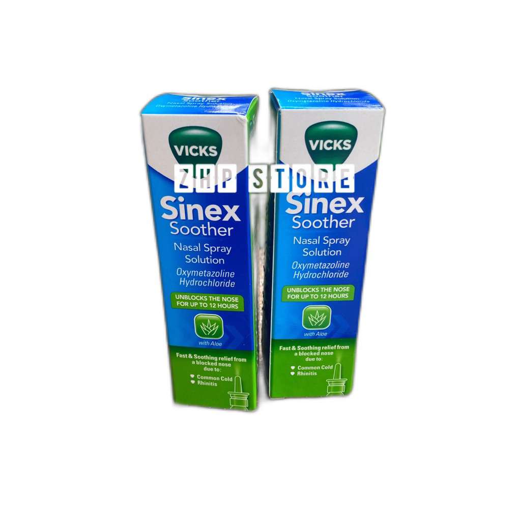 Jual Vicks Sinex Soother Nasal Spray Solution | Shopee Indonesia
