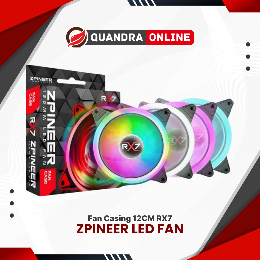 Jual FAN RGB RX7 12CM / FAN CHASING RGB / FAN CASING 12CM FULL COLOUR ...