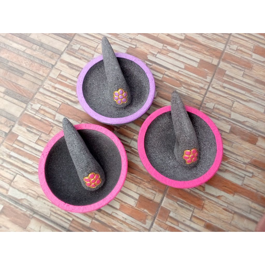 Jual Cobek bulat 20cm bisa Custom warna | Shopee Indonesia