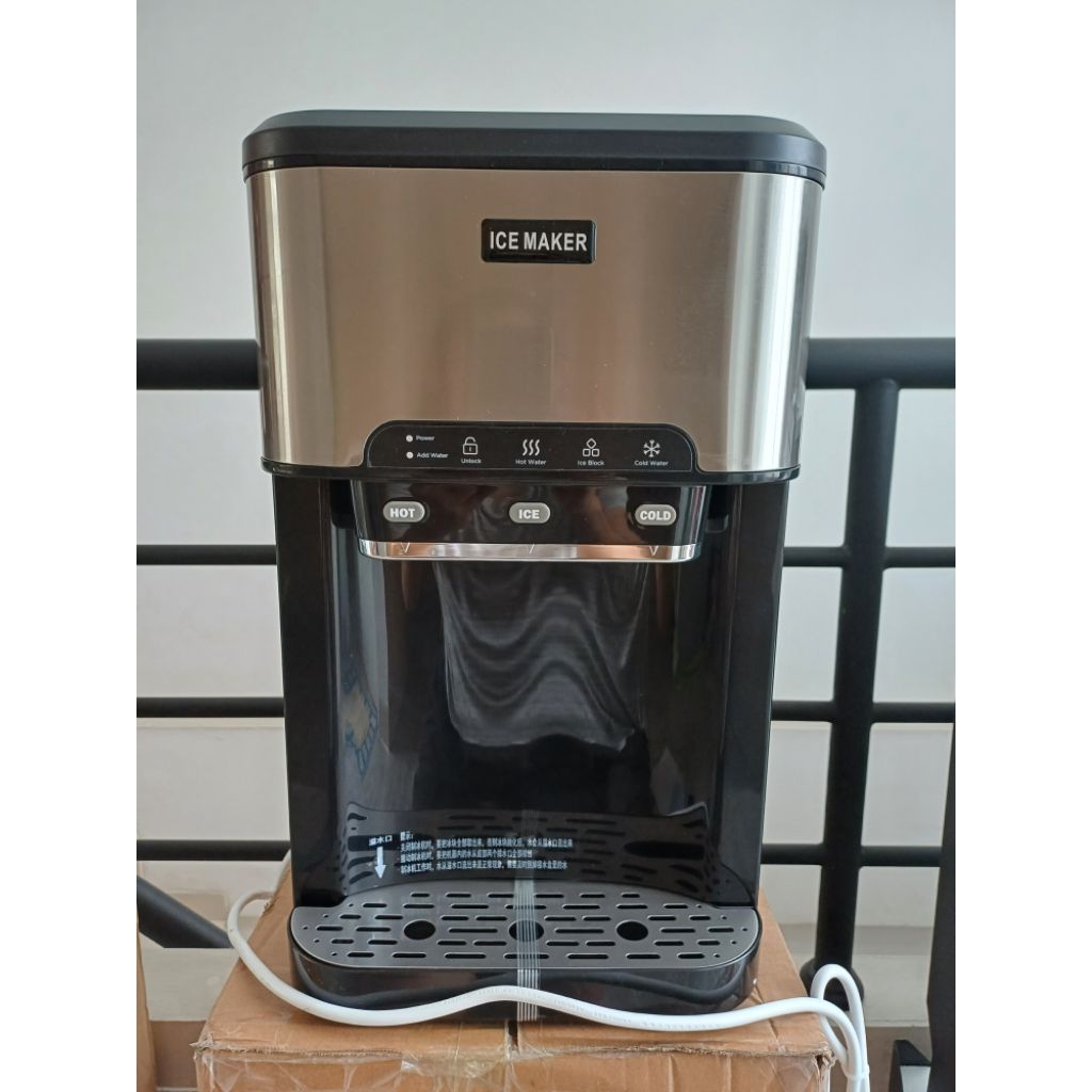 Jual Mesin Es Batu Kristal HZB-25YLR Ice Maker With Water Dispenser HZB ...