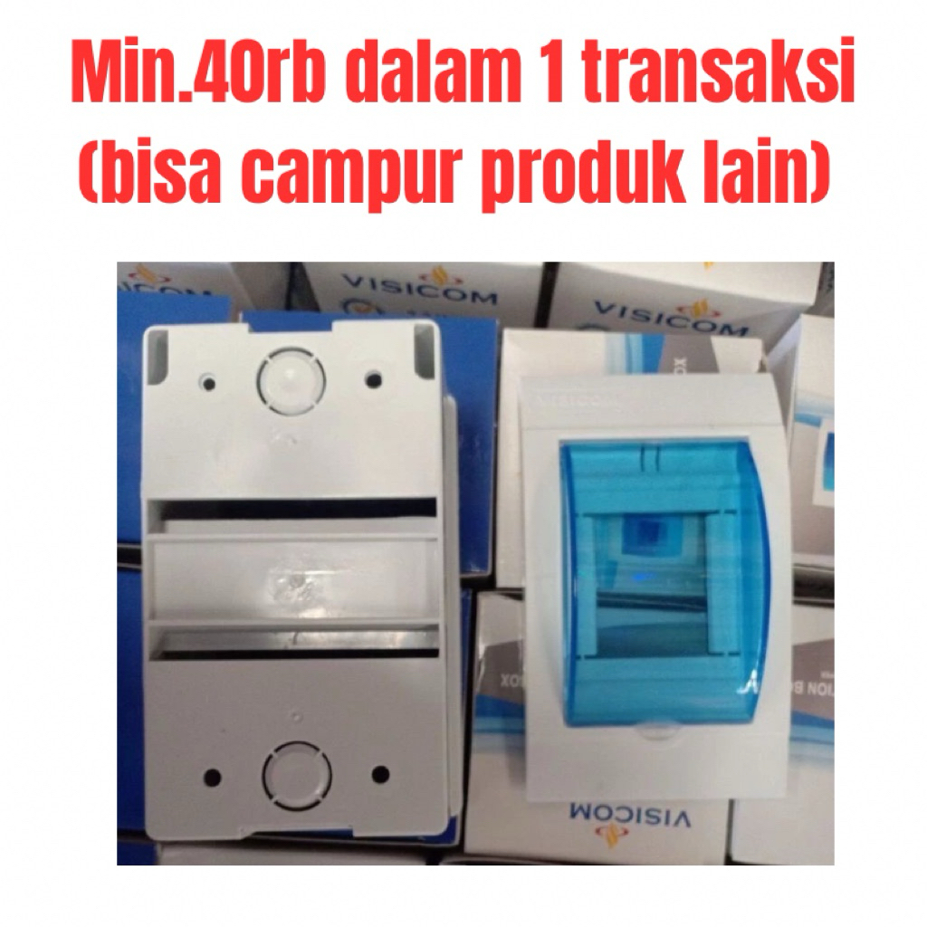 Jual KOTAK MCB VISICOM 2 - 3 GRUP BOX 2-3 GROUP SAMBUNGAN TEMBAGA MURNI ...