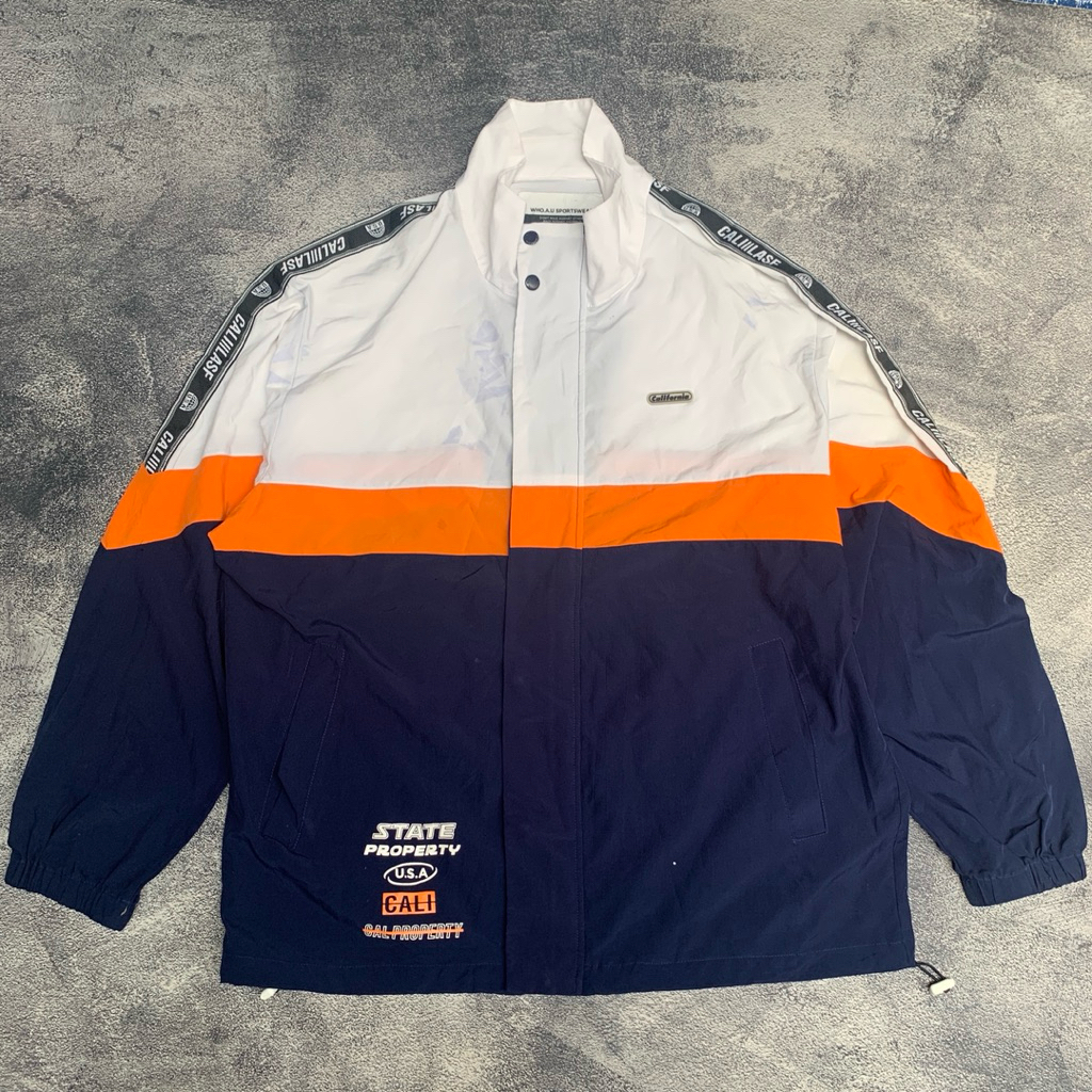 Jual Jaket Winbreaker Second / Jaket Colourblock Second | Shopee Indonesia