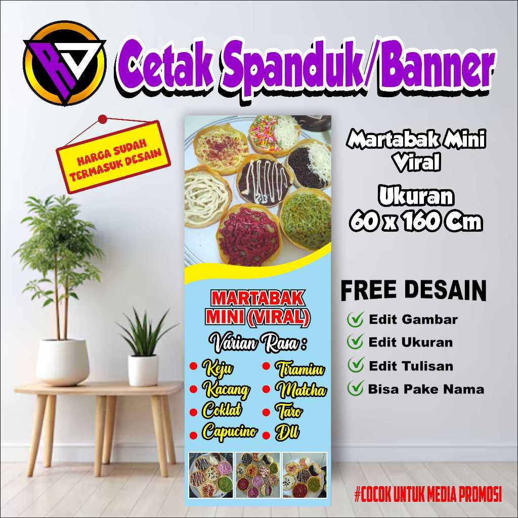 Jual SPANDUK BANNER MARTABAK MINI VIRAL | Shopee Indonesia