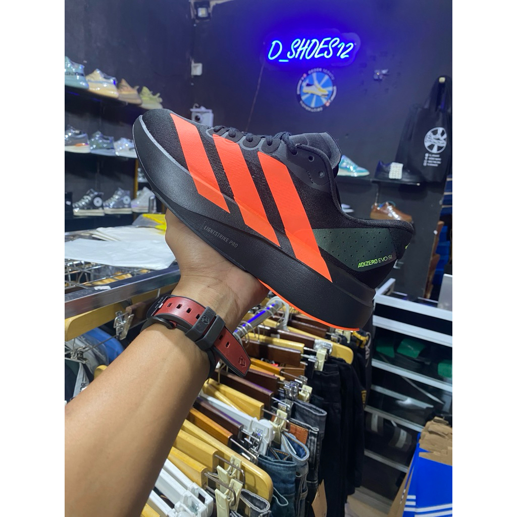 Jual sepatu sneakers Blackred adi evosl/sepatu sekolah/sepatu kerja ...